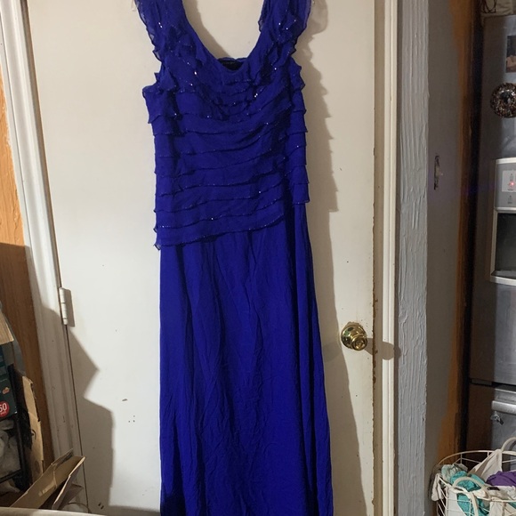 Cachet | Dresses | Cachet Royal Blue Formal Gown | Poshmark